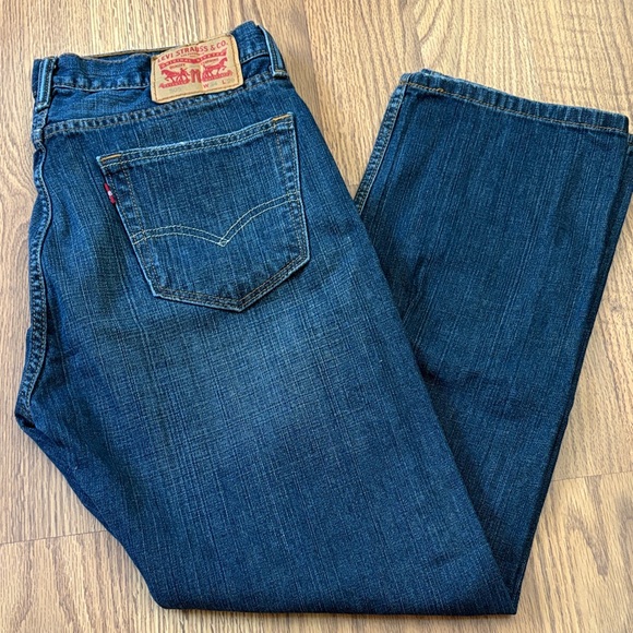 Levi's | Jeans | 55 Levis Mens Blue Straight Jeans W34 L29 | Poshmark